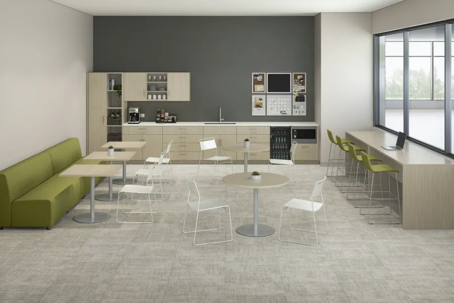 Teachers breakroom for education spaces featuring Day-to-Day and ...