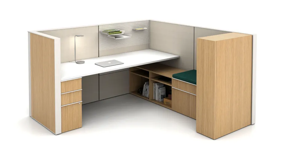 Matrix 6x6 station with Calibrate Series Storage with Slim Pulls, Tower ...