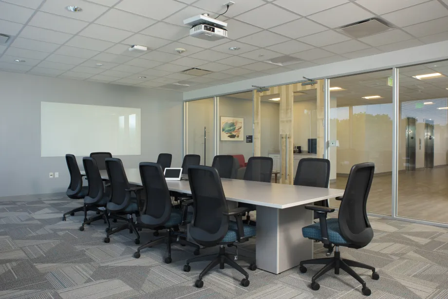 Client Conference Room with Calibrate Conferencing and Bolton Seating ...