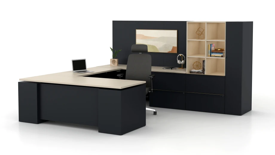 Calibrate private office with Floating Height Adjustable Desk, with ...